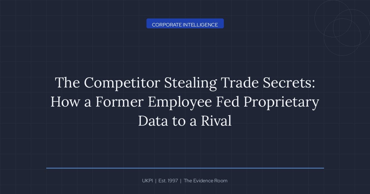 Trade Secrets | Case: Trade Secret Theft by Former Employee